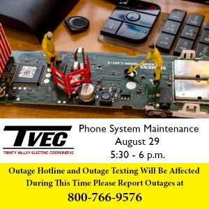 TVEC Phone Systems Maintenance – Trinity Valley Electric Cooperative